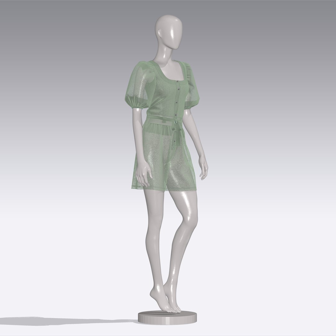 Women Jumpsuit Romper Clo3d Marvelous Designer Digital Clothing 3D ...