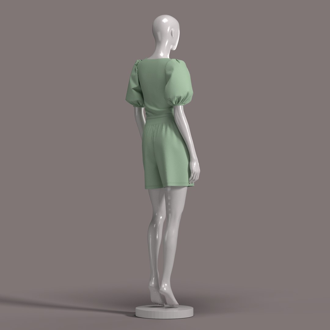 Women Jumpsuit Romper Clo3d Marvelous Designer Digital Clothing 3D ...