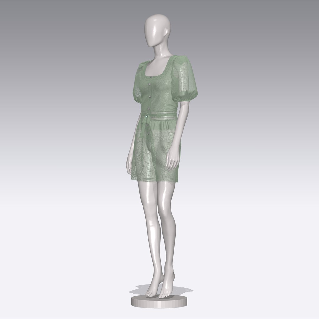 Women Jumpsuit Romper Clo3d Marvelous Designer Digital Clothing 3D ...