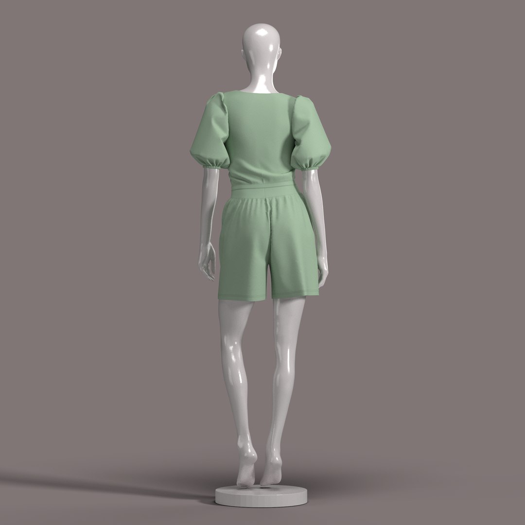 Women Jumpsuit Romper Clo3d Marvelous Designer Digital Clothing 3D ...