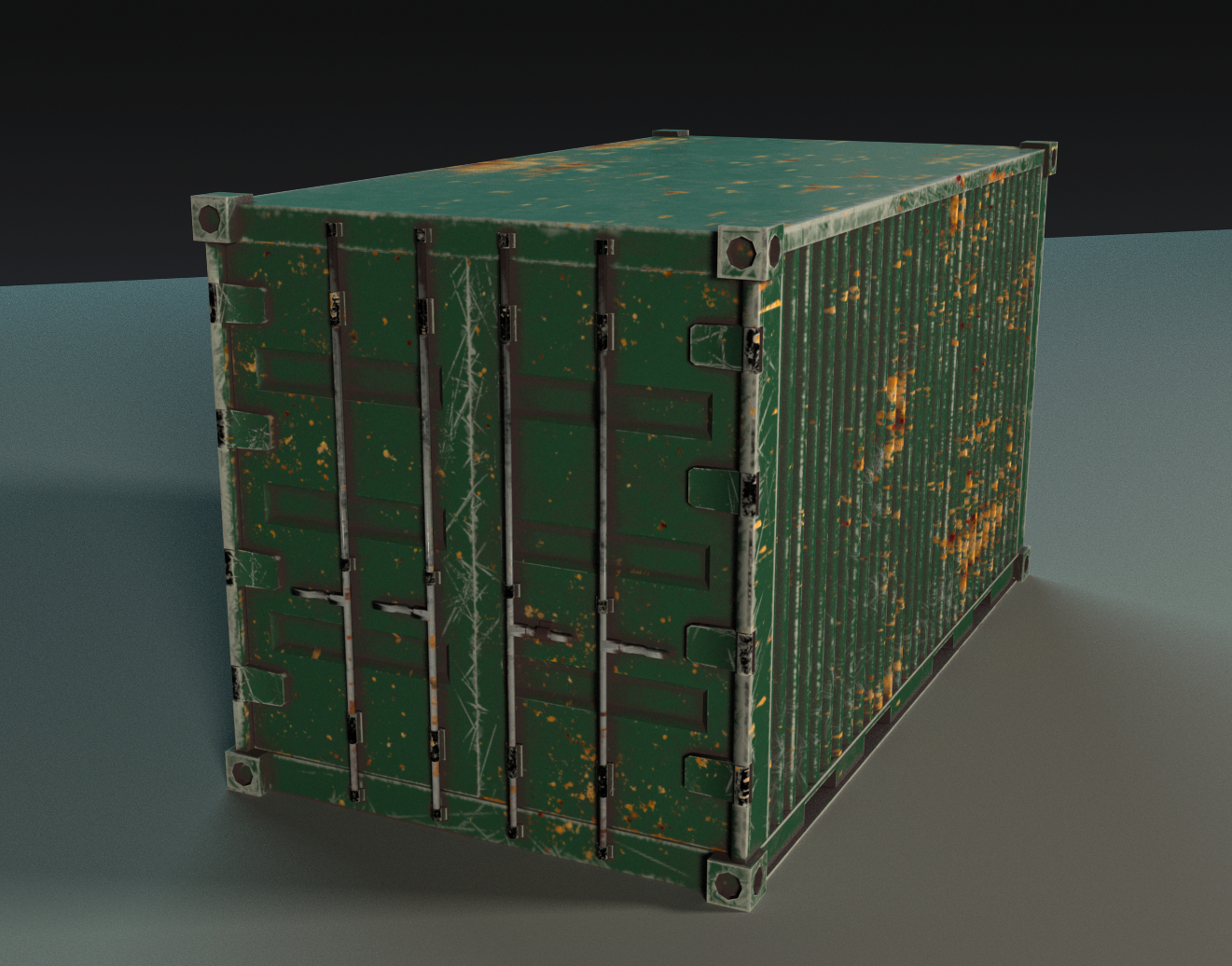 industrial container 3d model