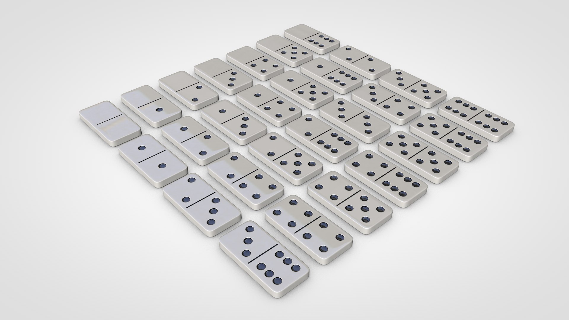 3d Dominoes Set