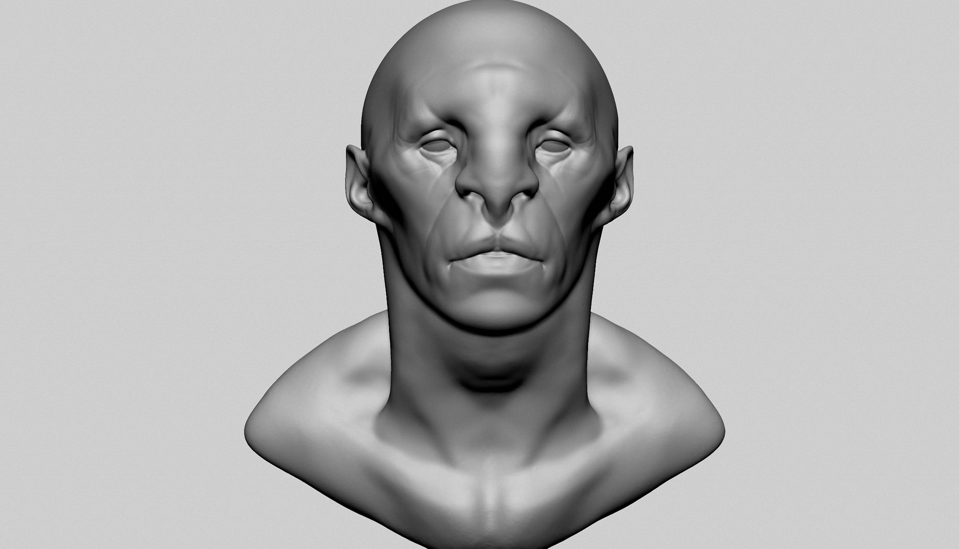 3D Creature Head v17 model - TurboSquid 1891912