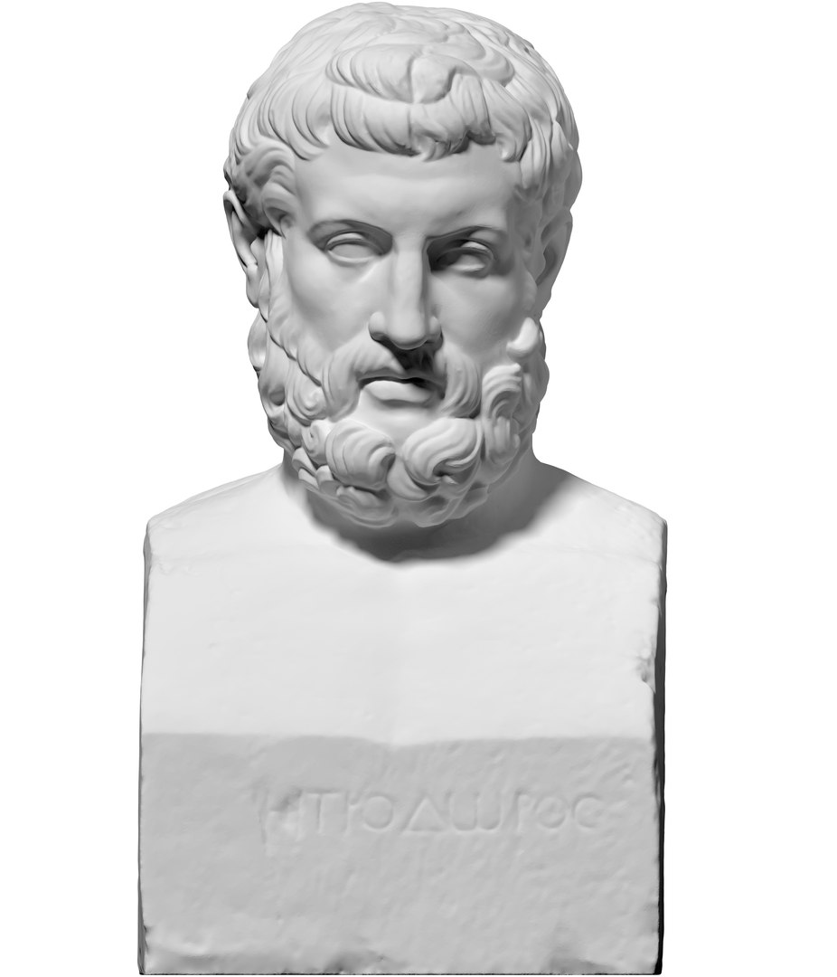 Free Scan Double Herm Epicurus 3d Model