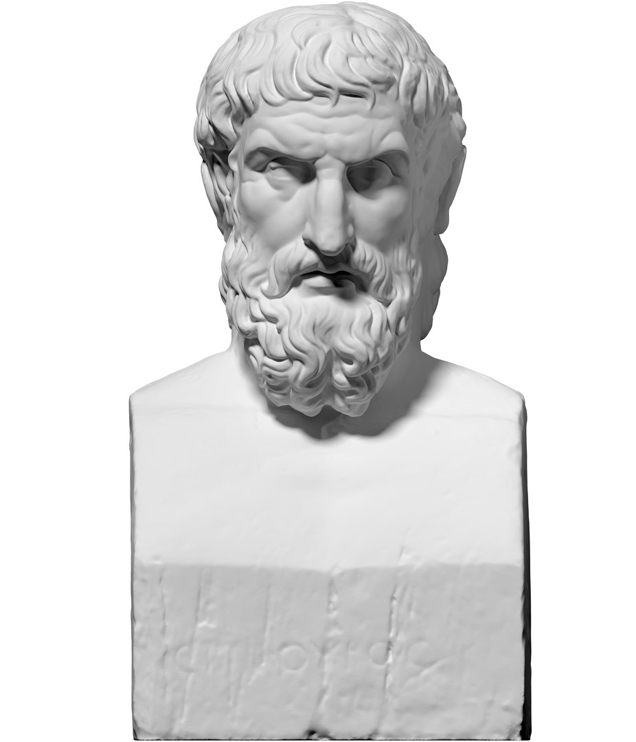 Free Scan Double Herm Epicurus 3d Model