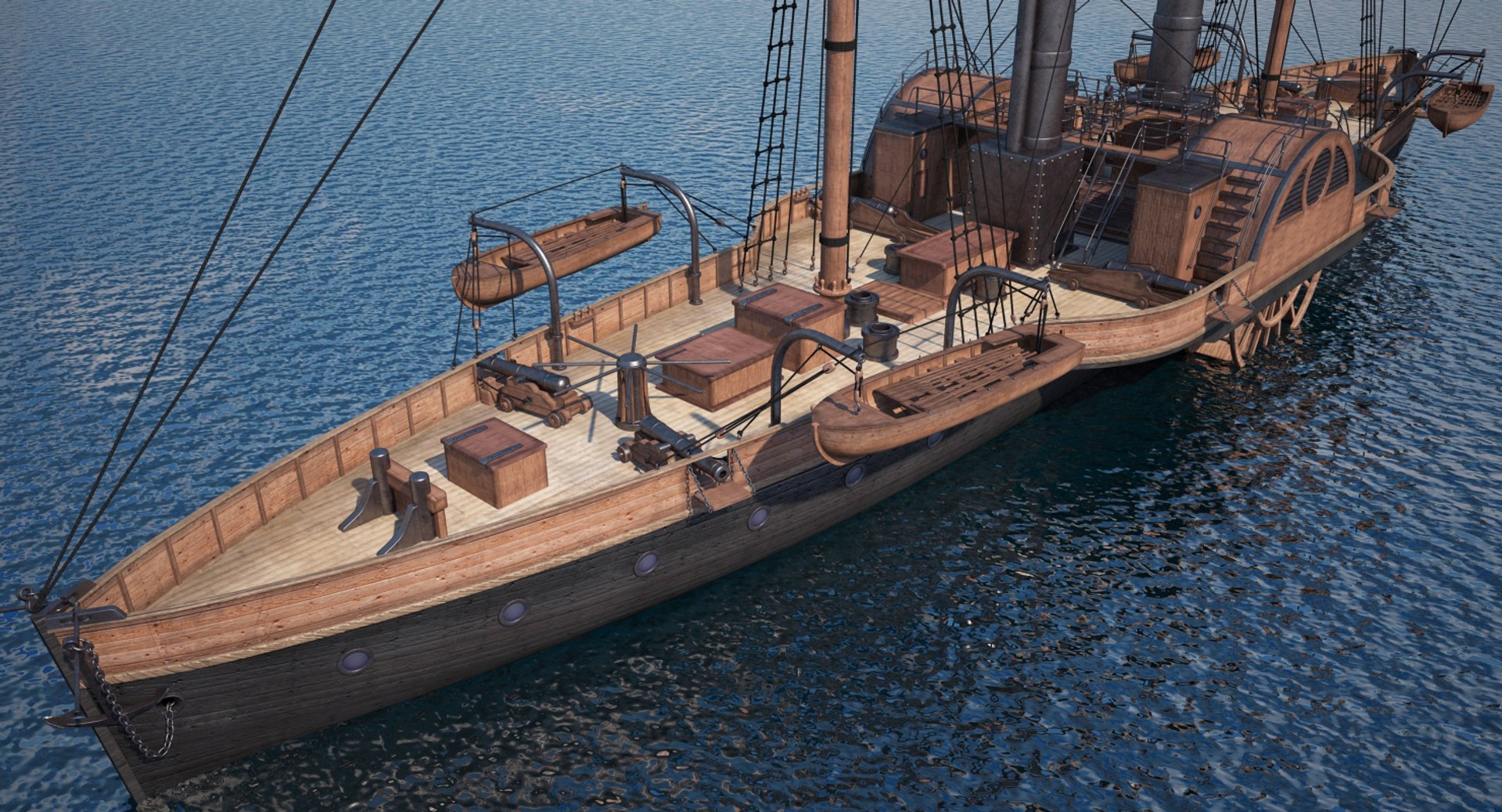 Steam Ship Model - TurboSquid 1157418