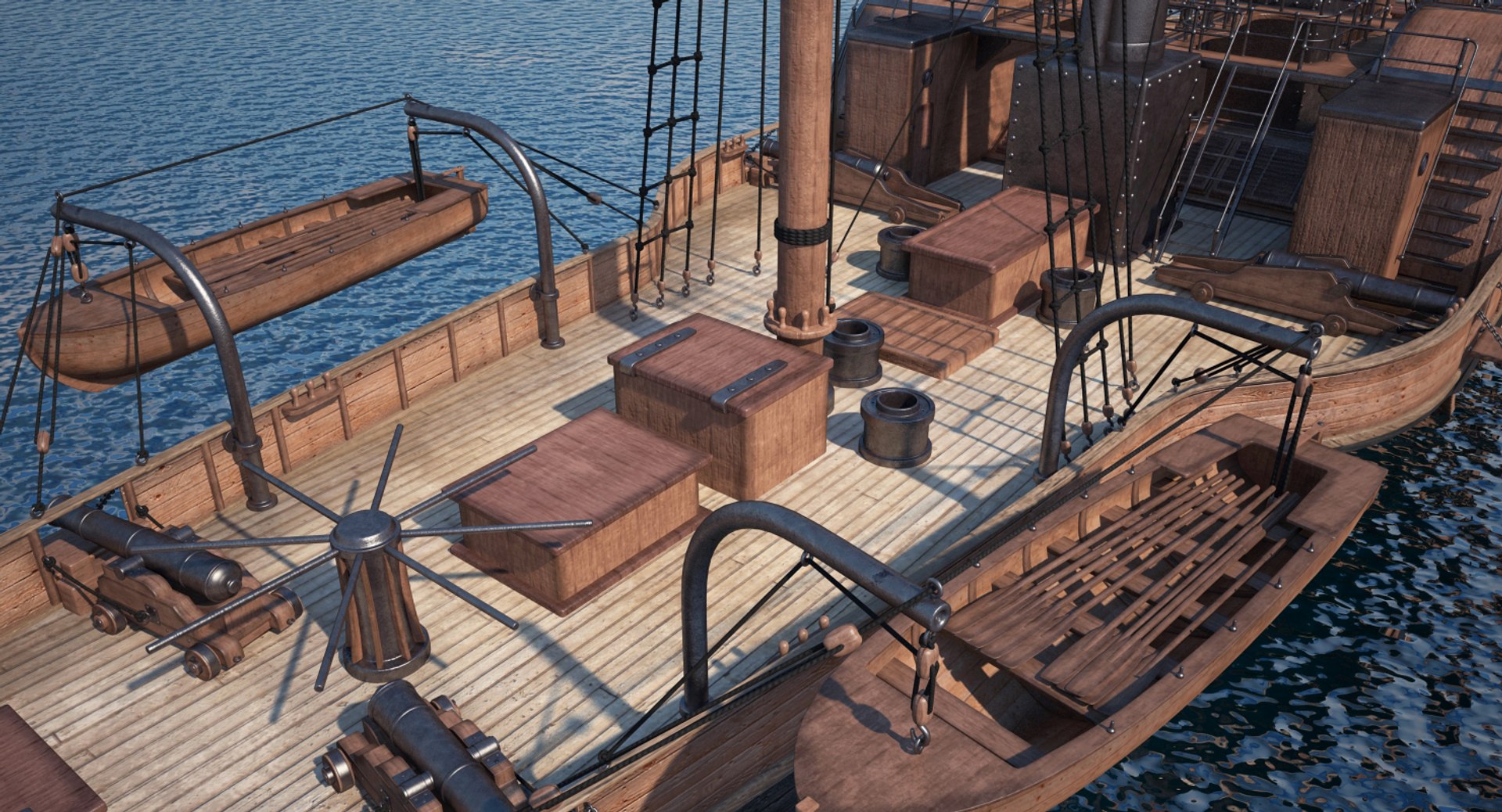 Steam Ship Model - TurboSquid 1157418