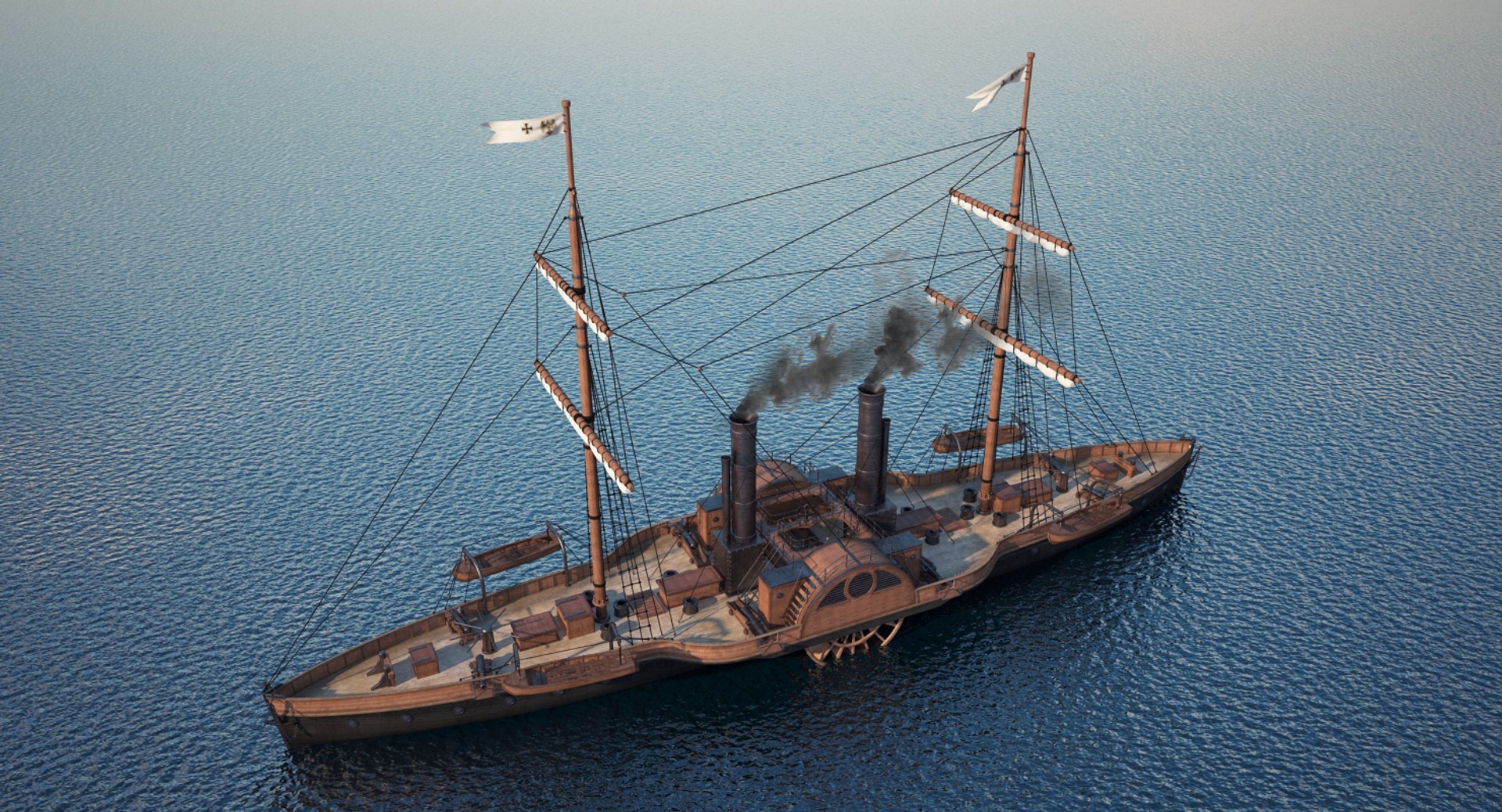 Steam Ship Model - TurboSquid 1157418