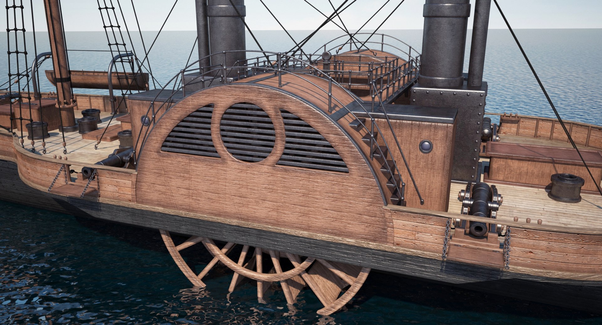 Steam Ship Model - TurboSquid 1157418