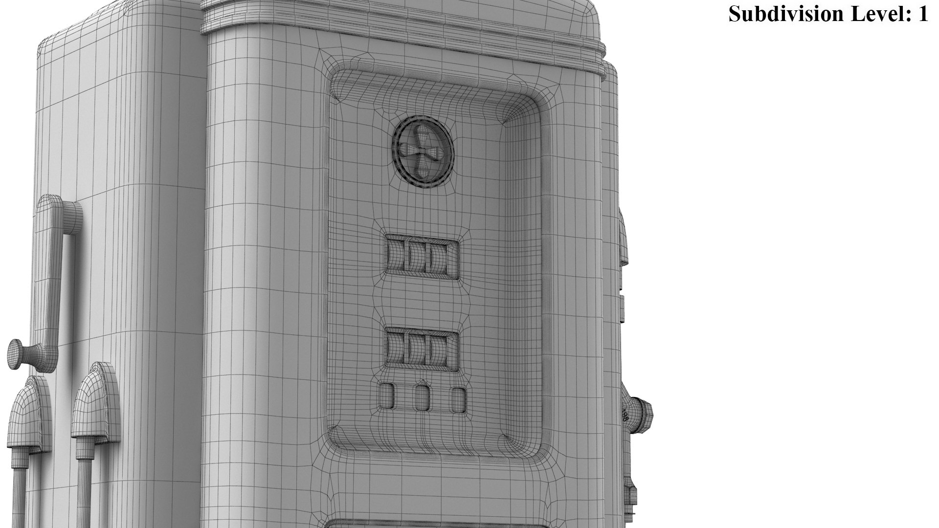 3D Two Detailed Shell Gas Pump - TurboSquid 2019957