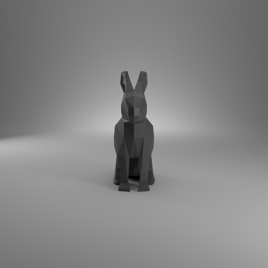 Low Poly Bunny - 2 Models 3D - TurboSquid 1785894
