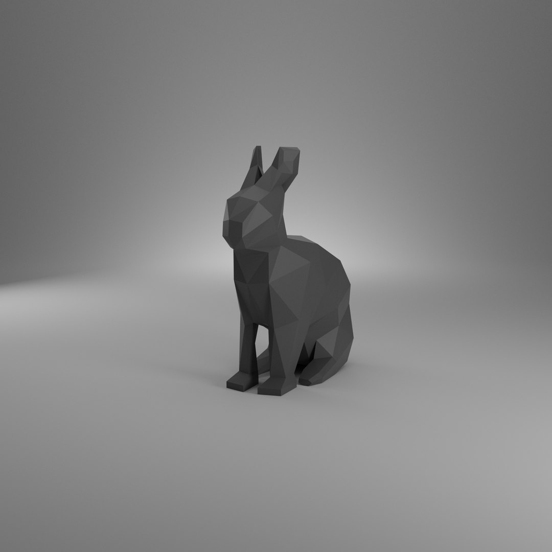 Low Poly Bunny - 2 Models 3D - TurboSquid 1785894
