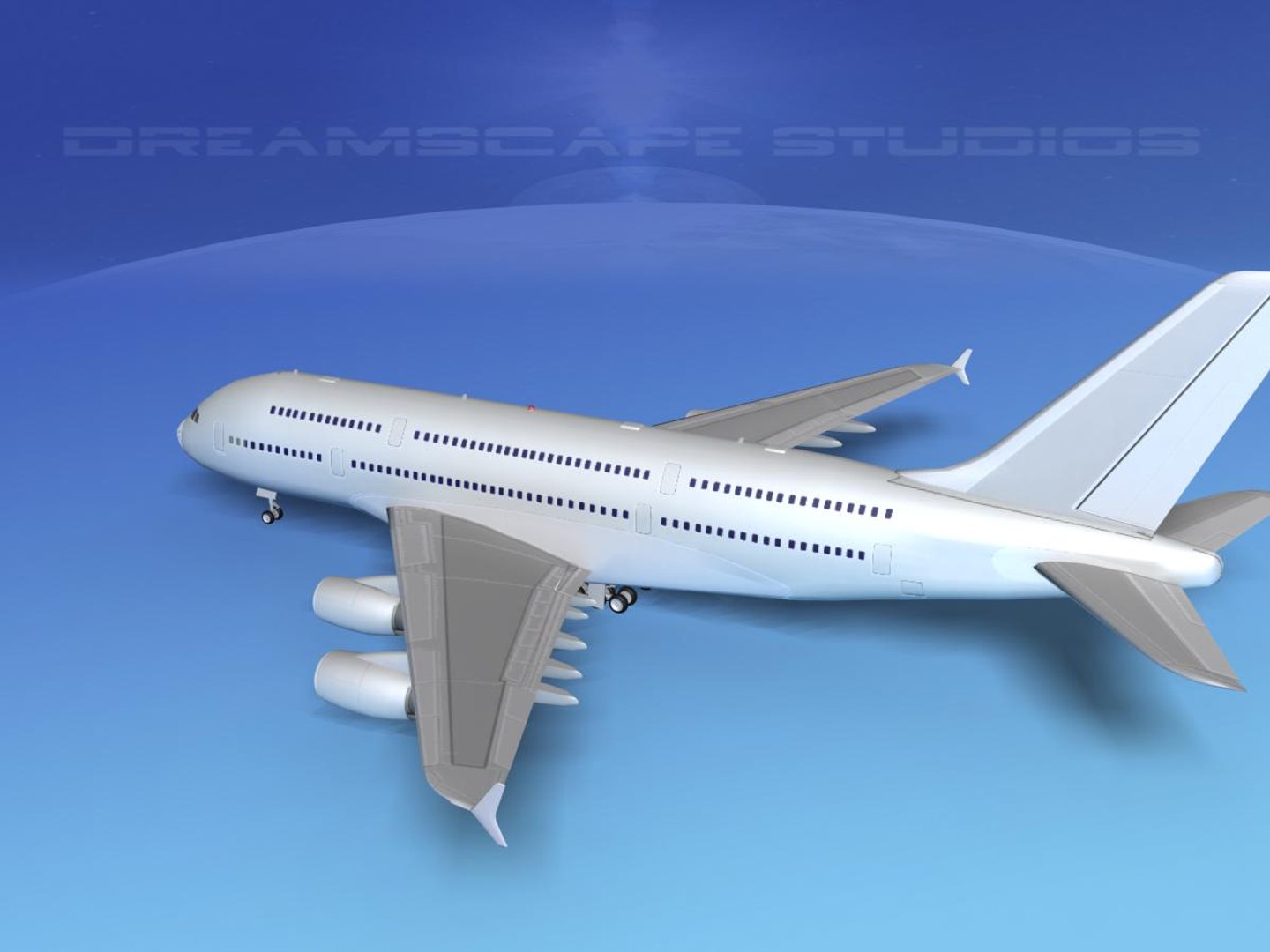 3d Airbus A380