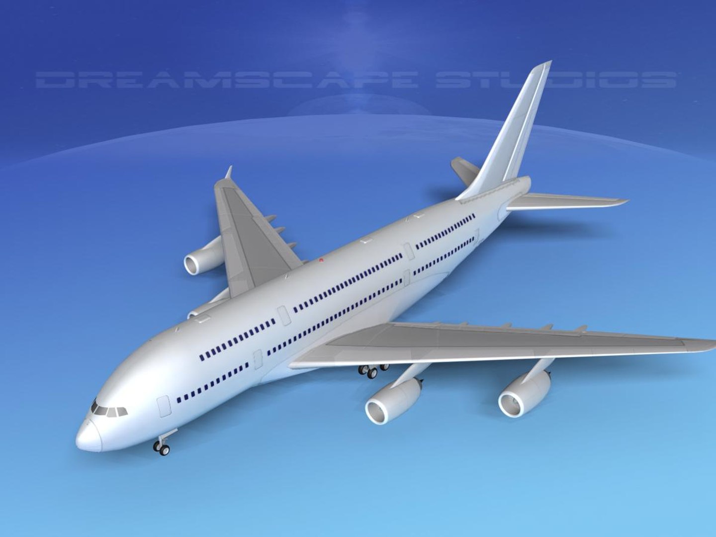 3d Airbus A380
