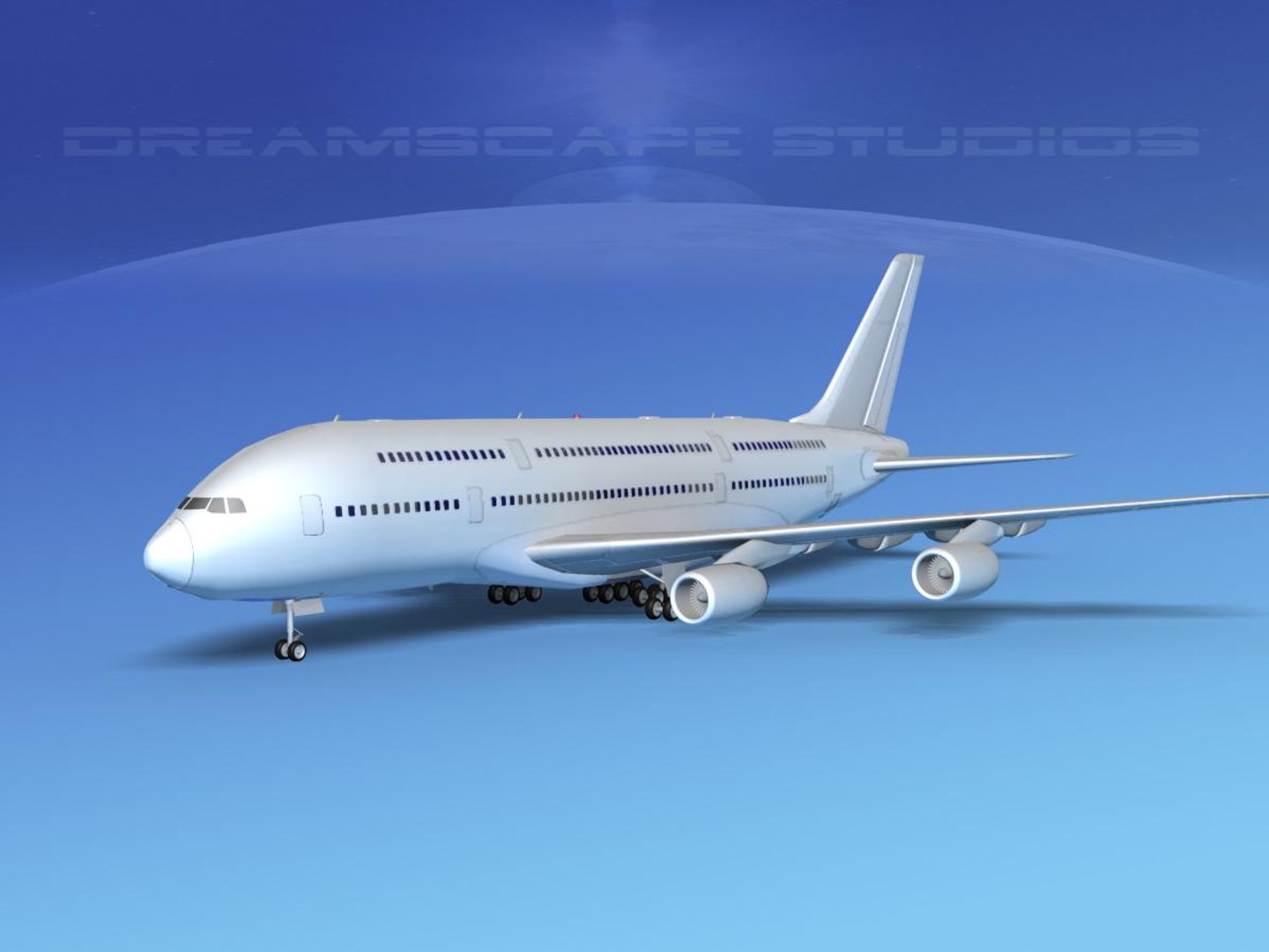 3d Airbus A380