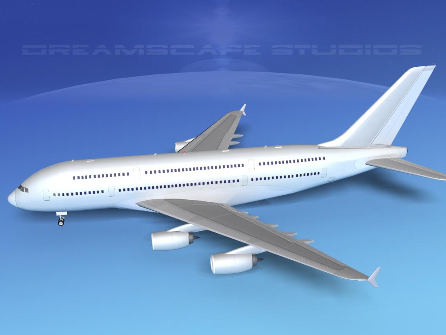 3d Airbus A380