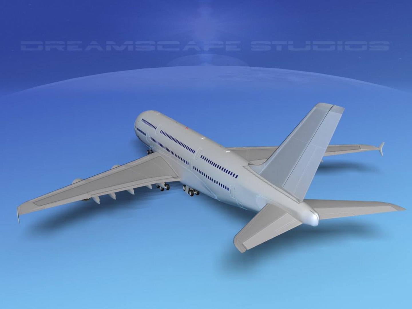 3d Airbus A380