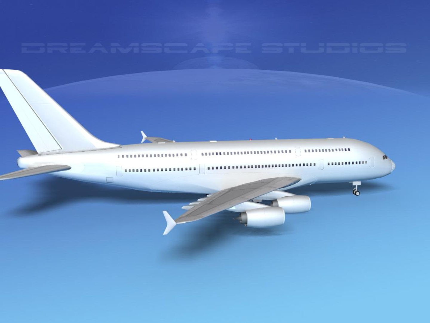 3d Airbus A380