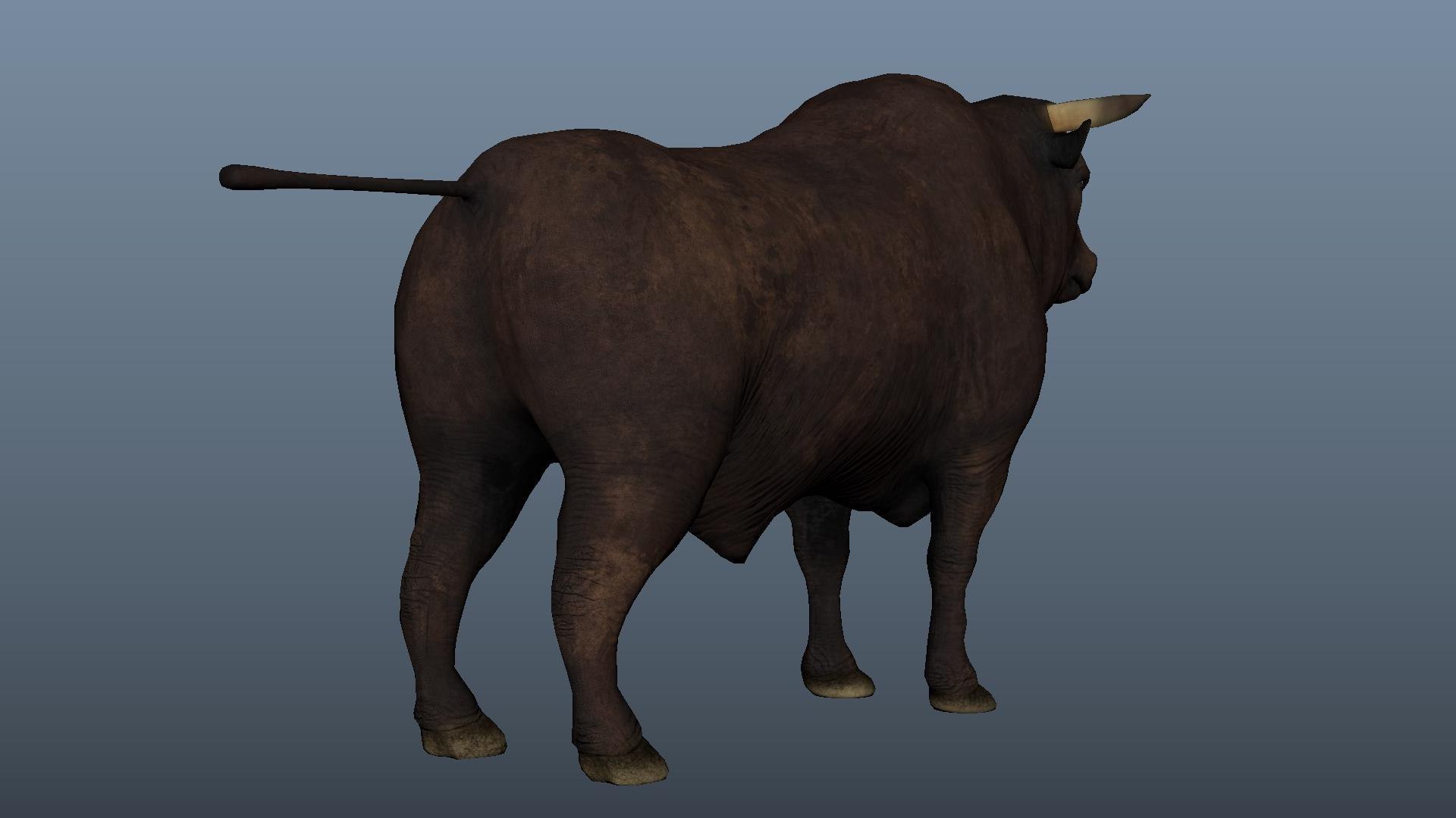 Bull rig 3D model - TurboSquid 1645761