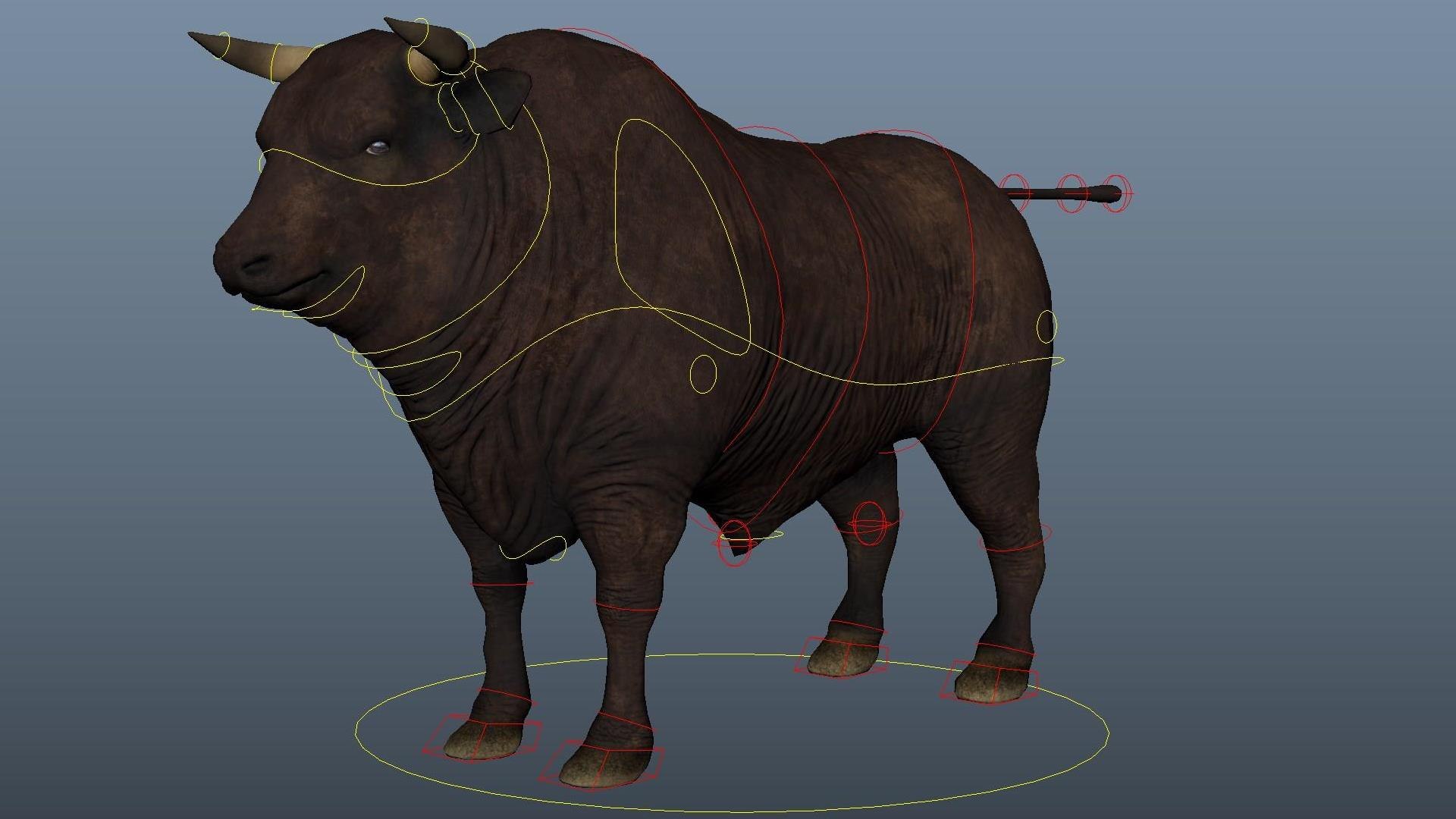 Bull rig 3D model - TurboSquid 1645761