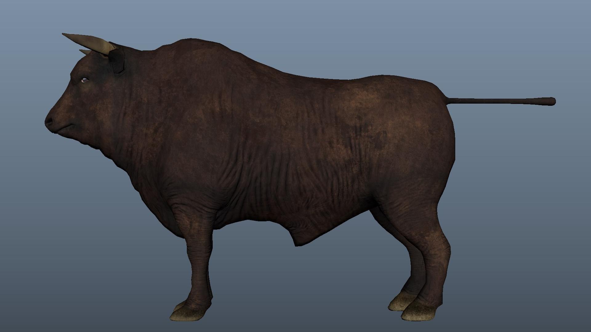 Bull rig 3D model - TurboSquid 1645761