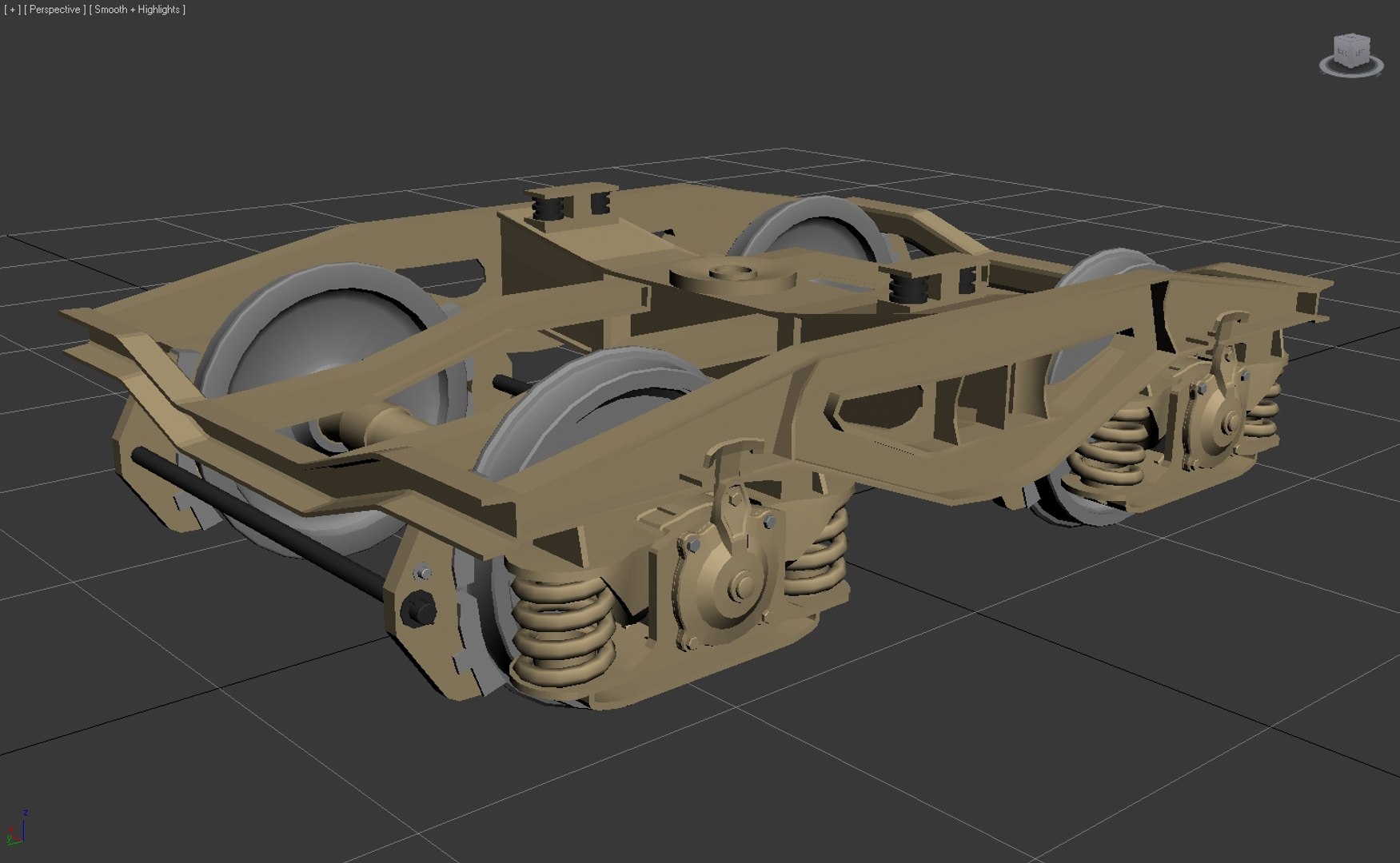 3d model bogie