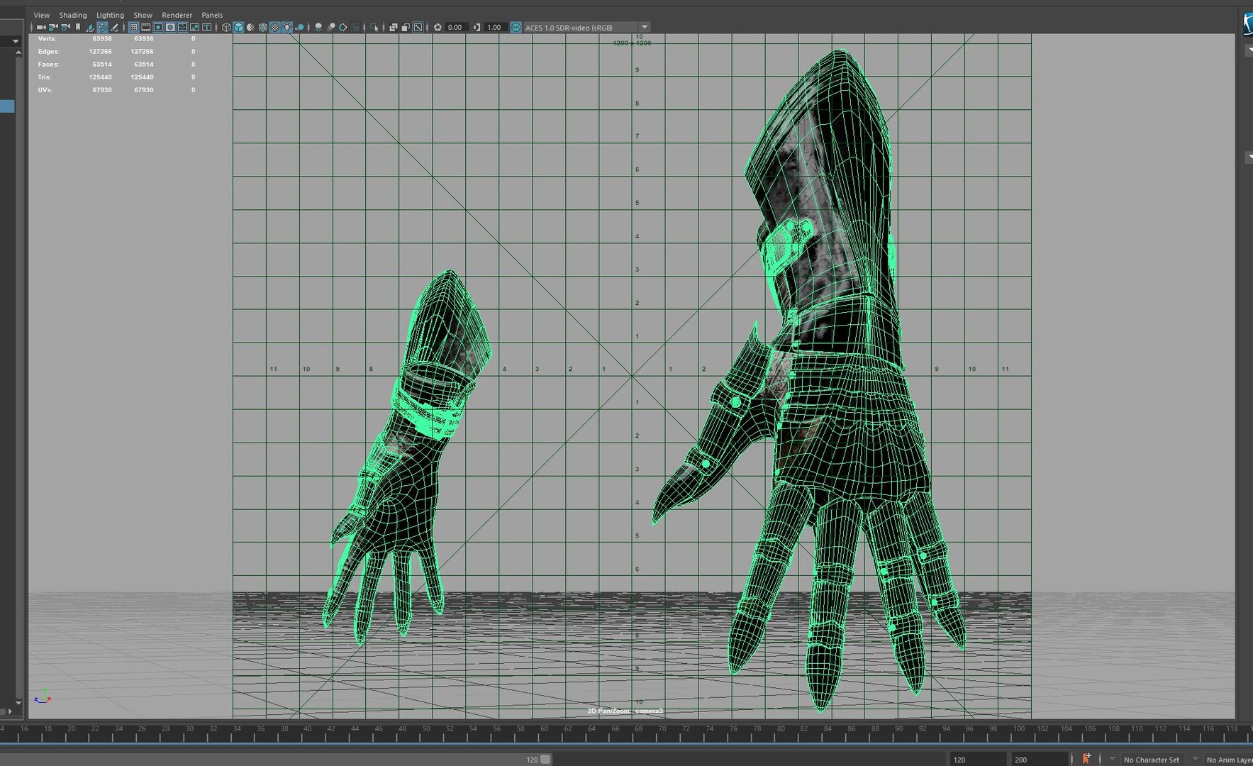 Female Knigt Hand Armor MidPoly Model - TurboSquid 2034167