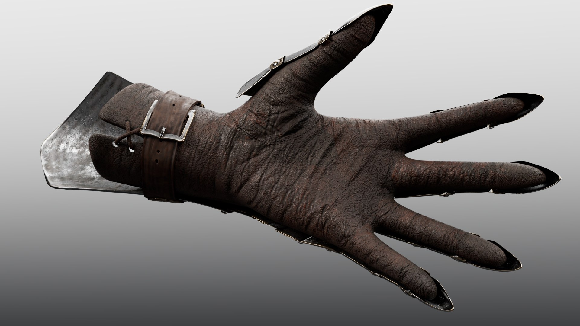 Female Knigt Hand Armor MidPoly Model - TurboSquid 2034167