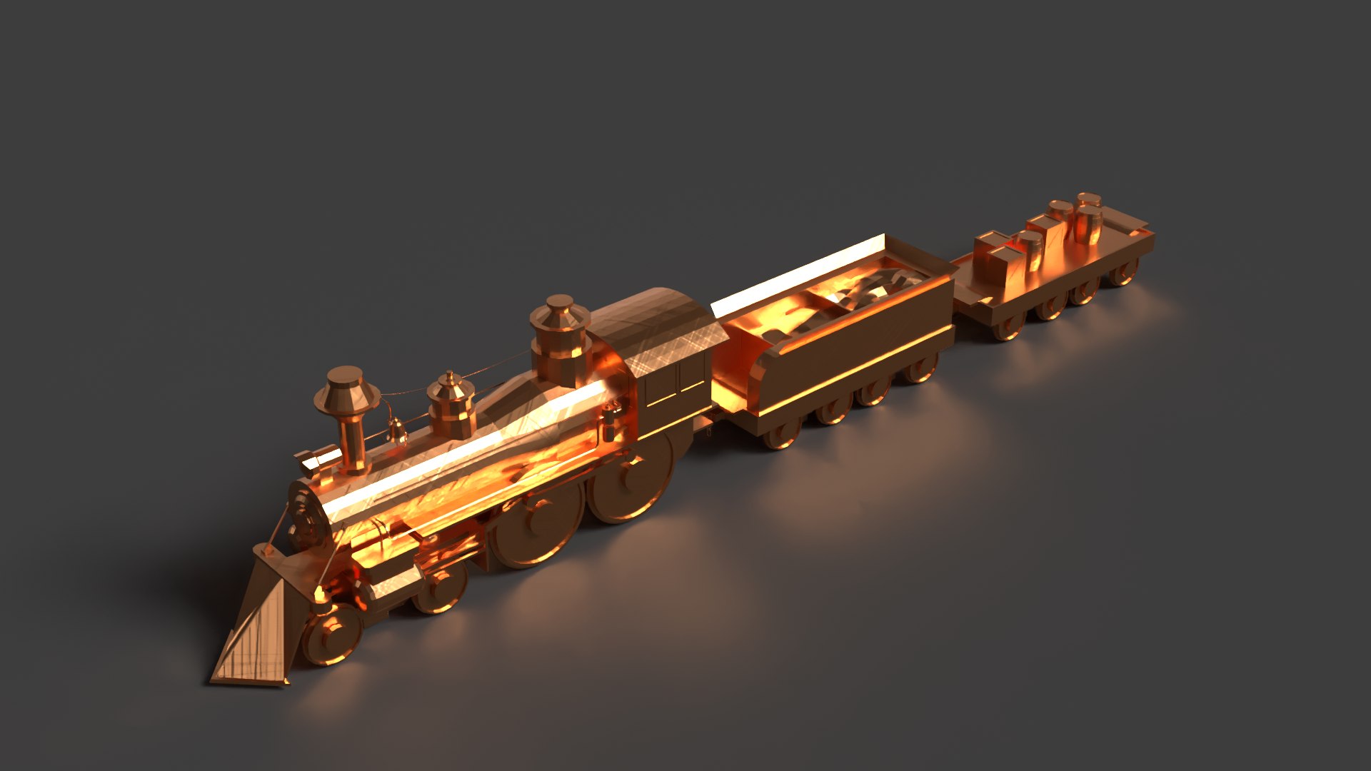 Steam Train 3D Model - TurboSquid 2334813