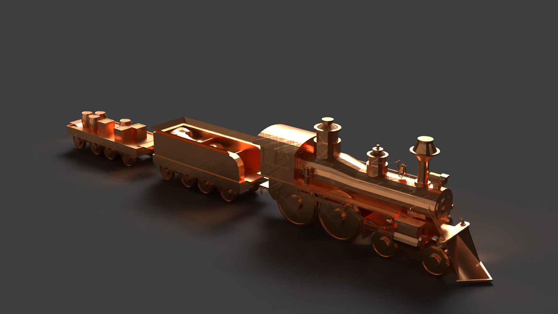 Steam Train 3D Model - TurboSquid 2334813