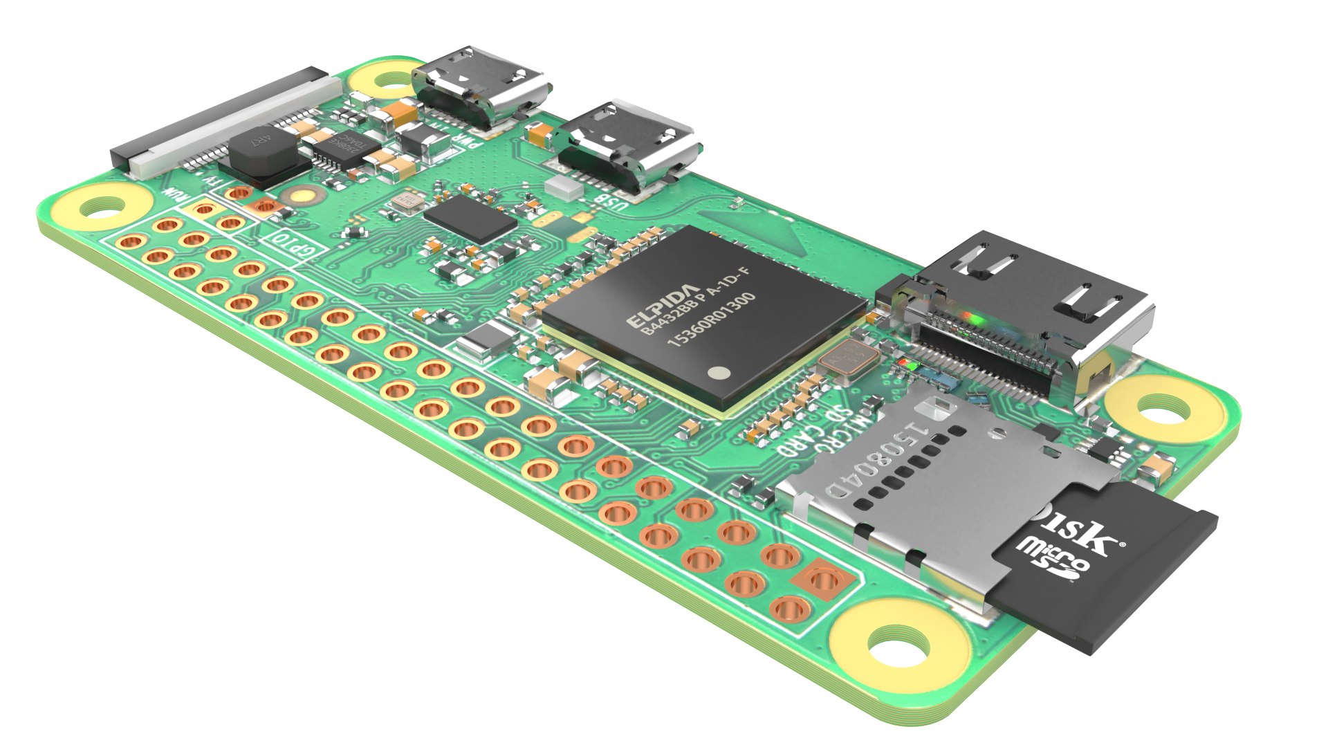 3D Model Raspberry Pi Zero W - TurboSquid 1778173