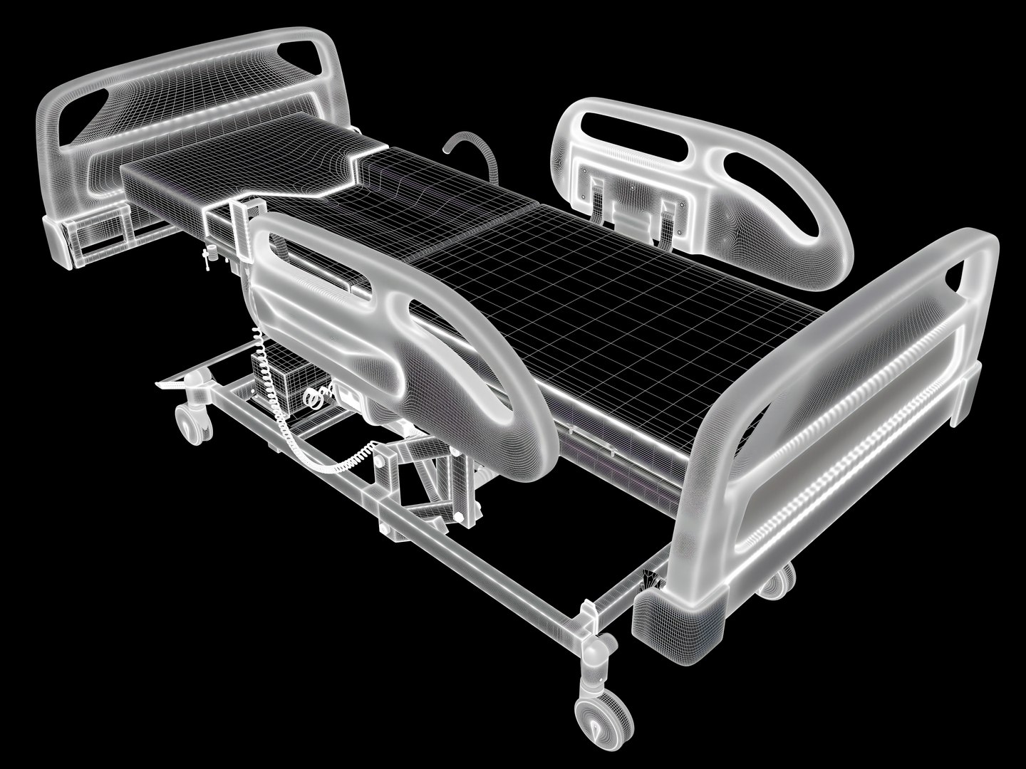 3D model Hospital bed - TurboSquid 2183147