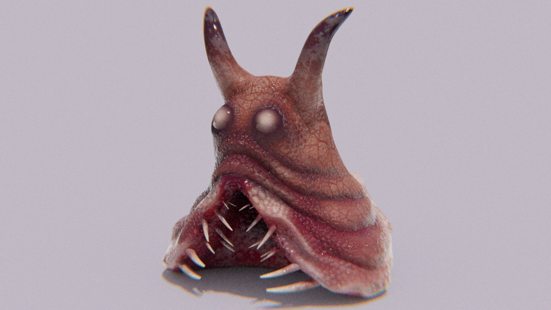 Slug Monster Ready 3D - TurboSquid 1660333