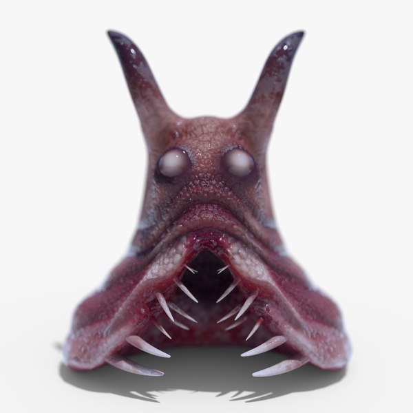 Slug monster ready 3D - TurboSquid 1660333