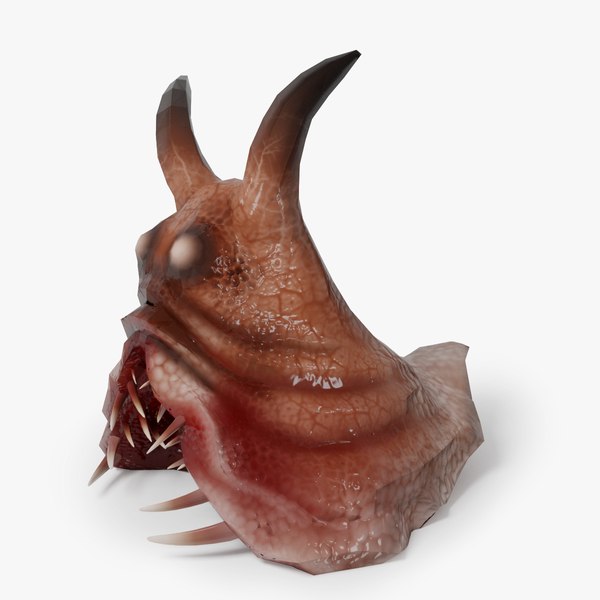 Slug monster ready 3D - TurboSquid 1660333