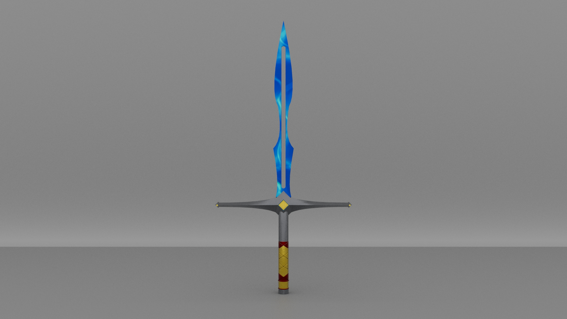 3D Fantasy Sword - Azure Radiance - TurboSquid 2149971