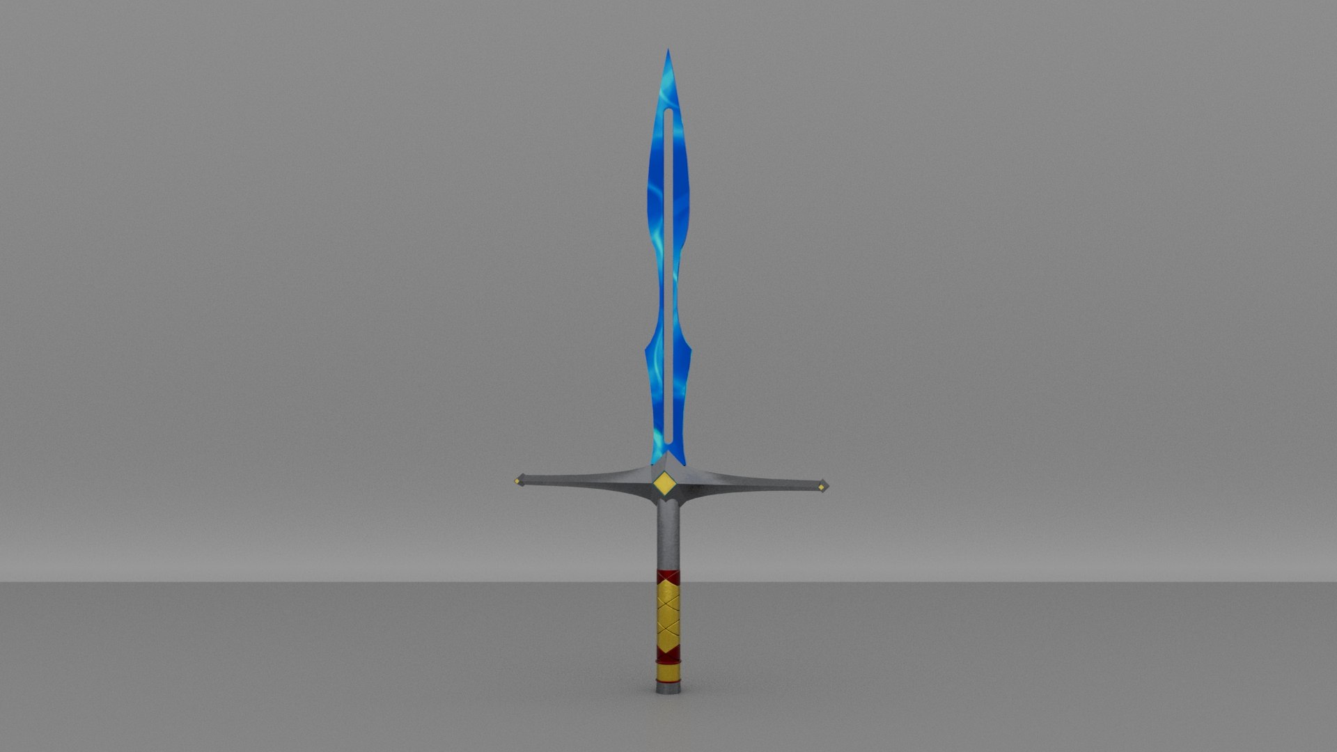 3D Fantasy Sword - Azure Radiance - TurboSquid 2149971