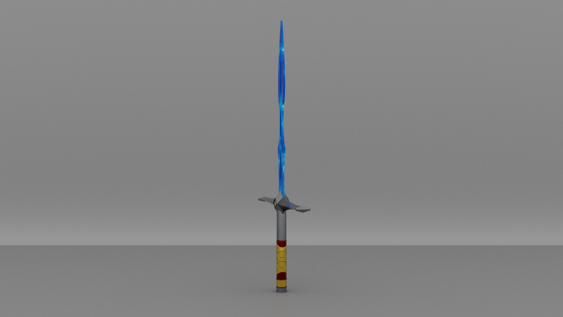 3D Fantasy Sword - Azure Radiance - TurboSquid 2149971
