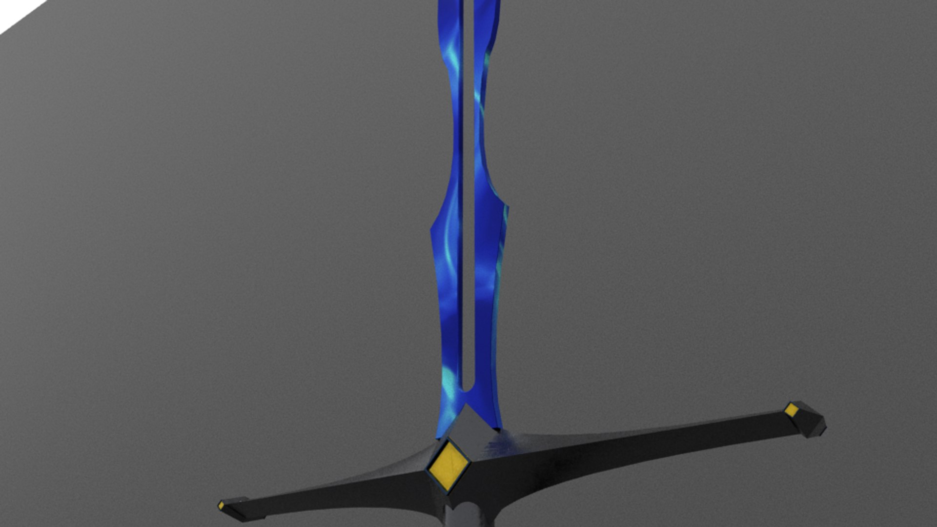 3D Fantasy Sword - Azure Radiance - TurboSquid 2149971
