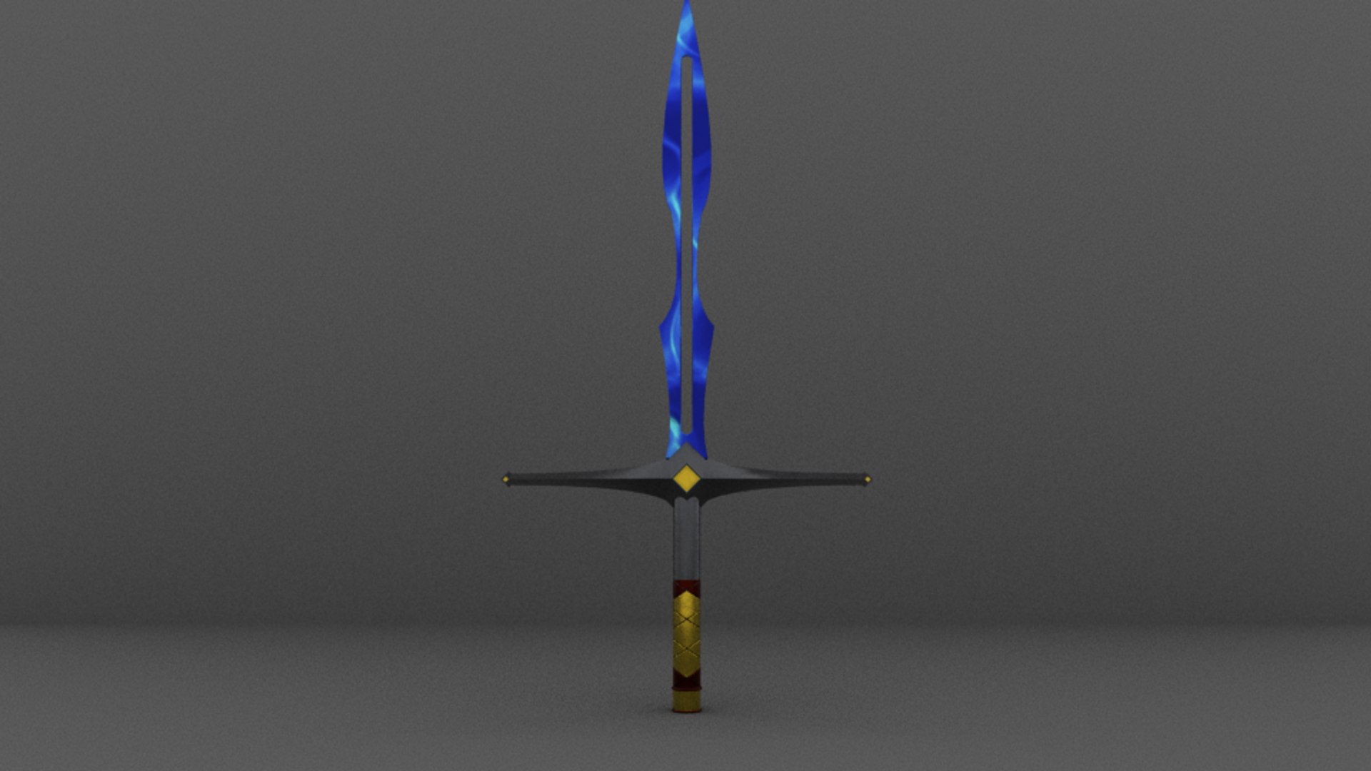 3D Fantasy Sword - Azure Radiance - TurboSquid 2149971