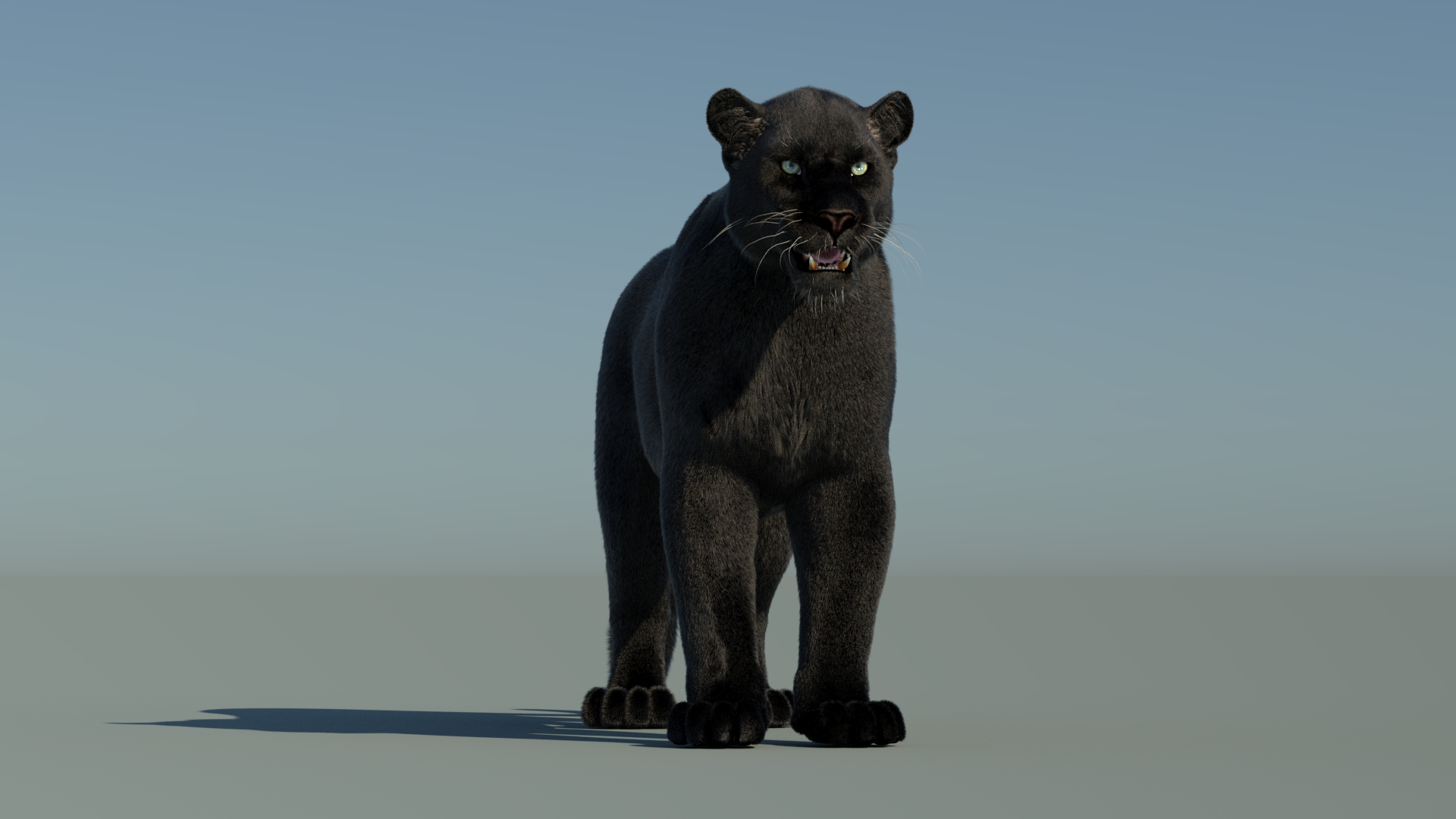 Black Panther Furry 3D Model - TurboSquid 2106818