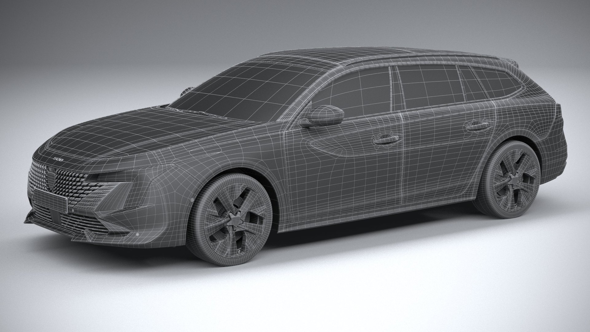 Peugeot 508 SW 2023 3D model - TurboSquid 2056030