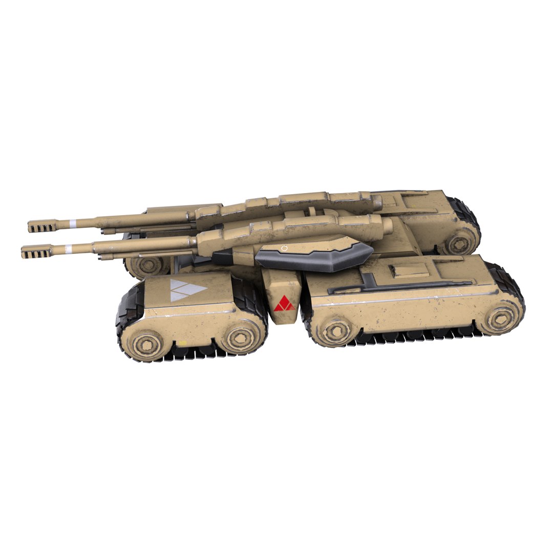 Futuristic Tank 3D - TurboSquid 1719120