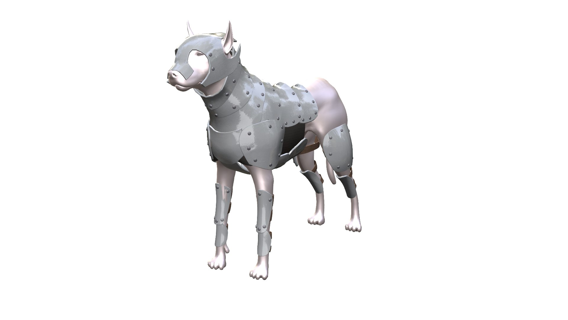 Dog Armor 3D Model - TurboSquid 2152992