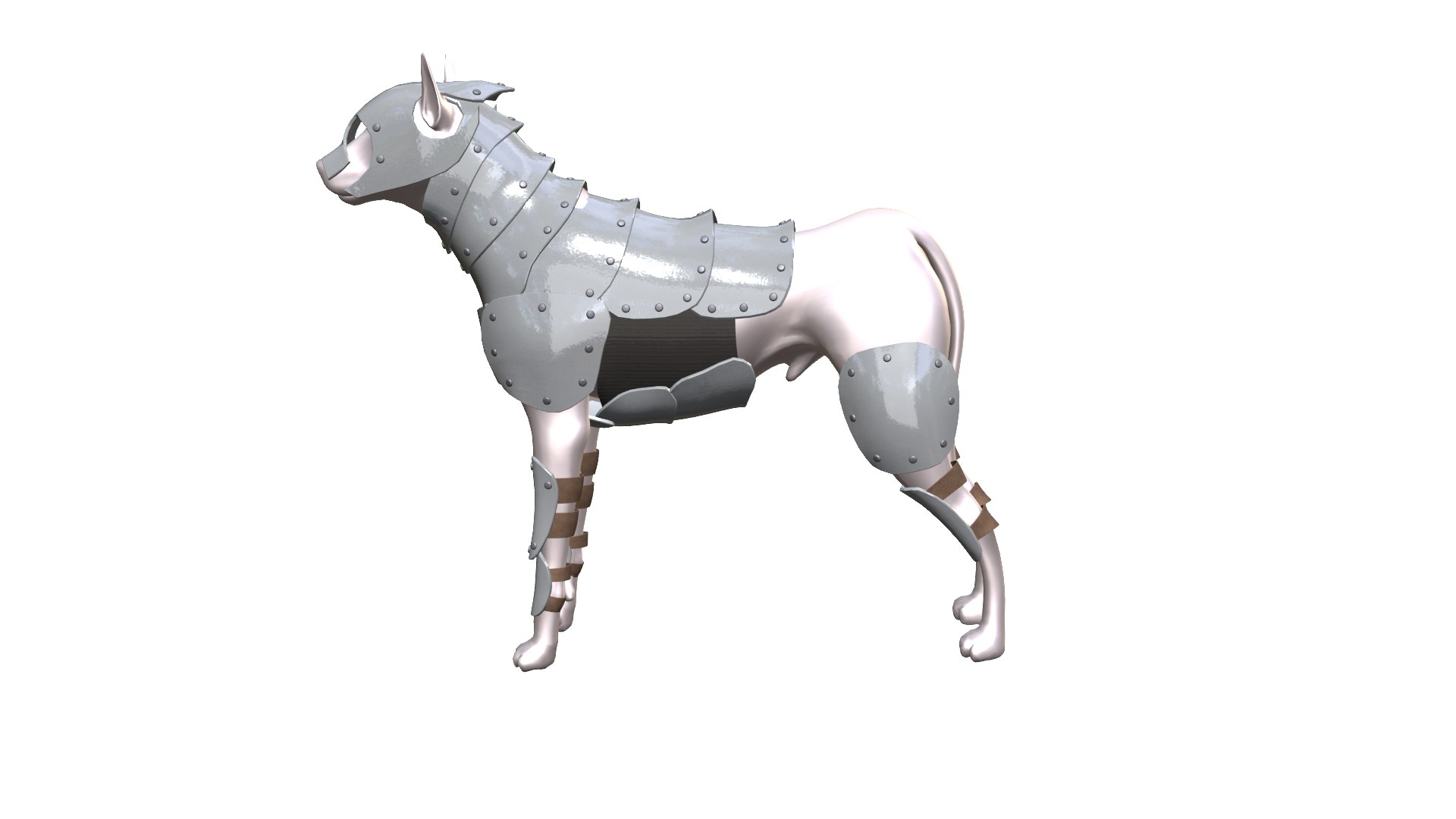 Dog Armor 3D Model - TurboSquid 2152992
