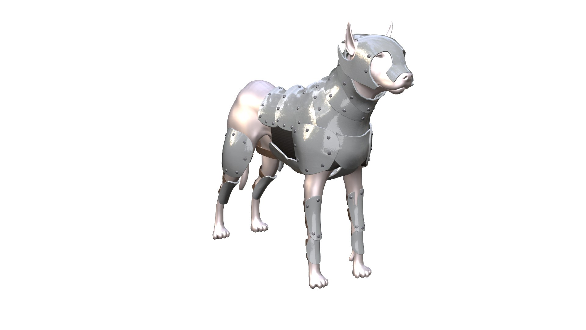 Dog Armor 3D Model - TurboSquid 2152992