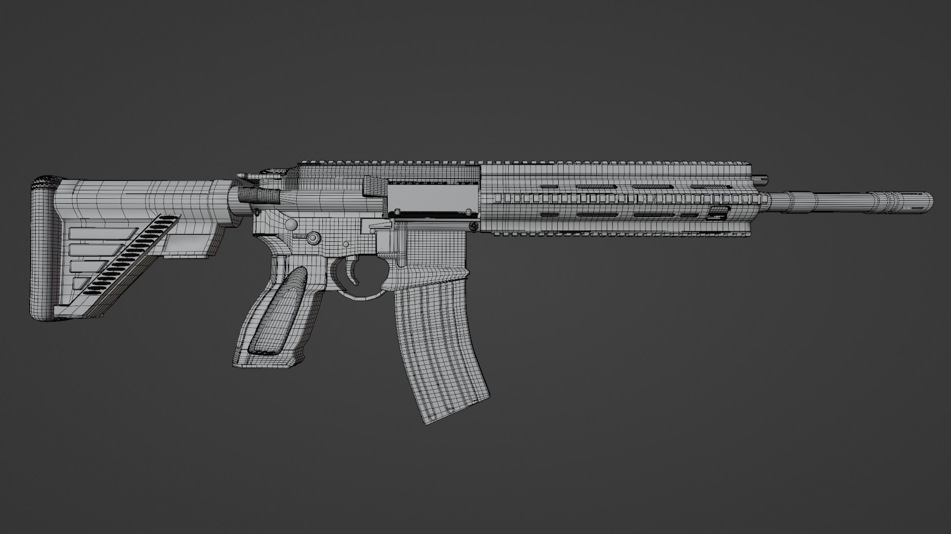 3D AR-15 Assault Rifle Model - TurboSquid 2080473