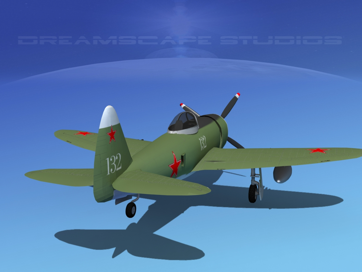 3d model of thunderbolt fighters bomber