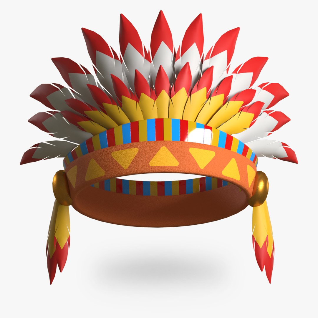 3D model 3D Native American Hat - TurboSquid 2123412