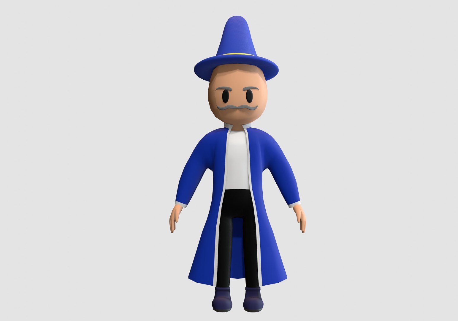 Old Cartoon Wizard Model - TurboSquid 1929946